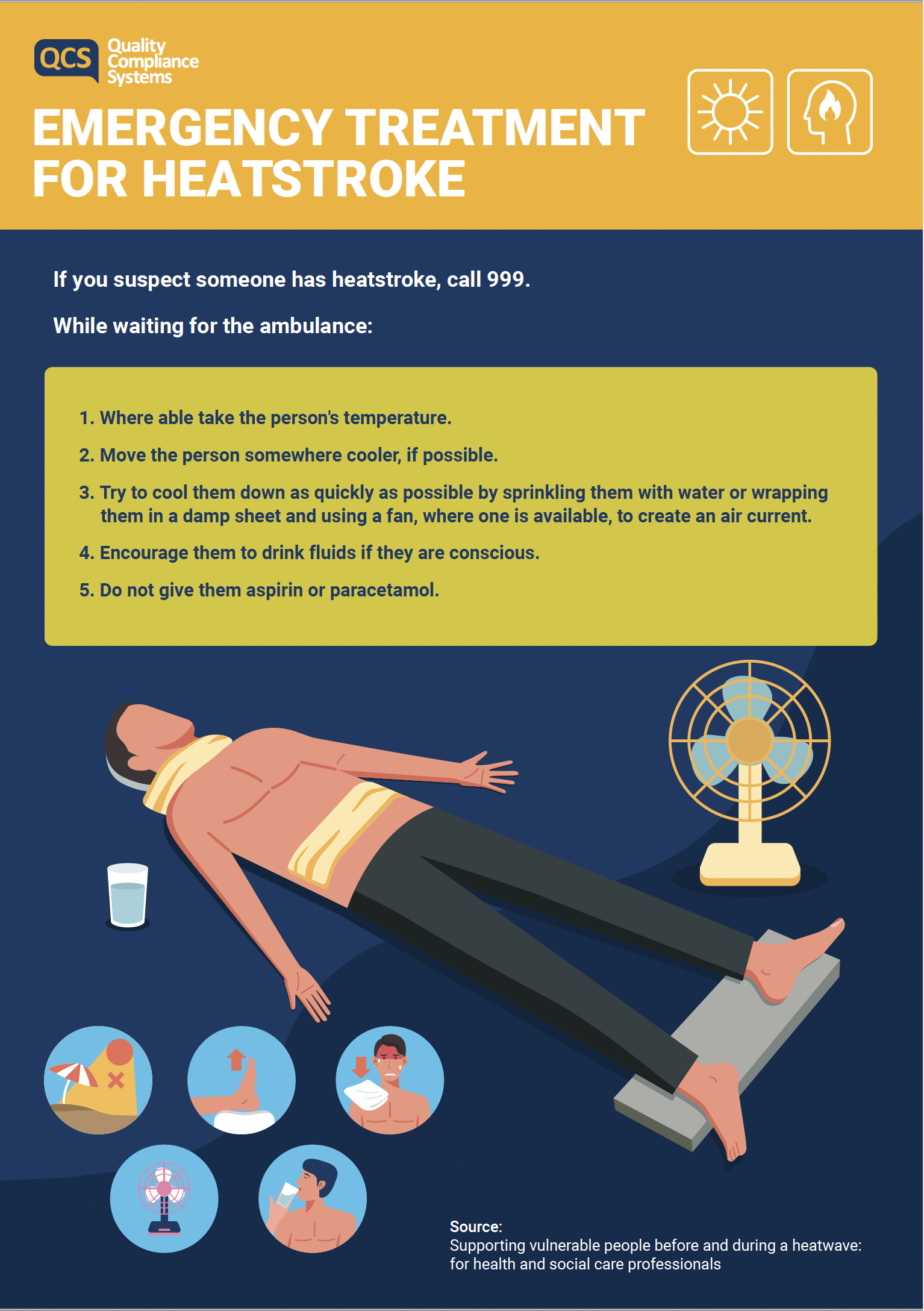 How to help elderly people beat the heat